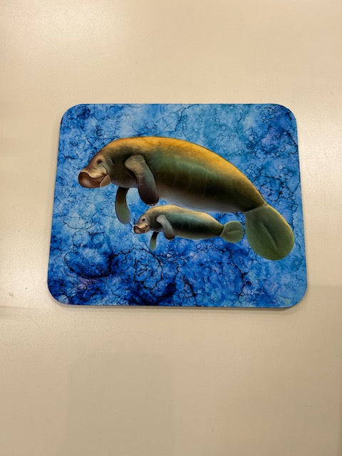 Mouse pad Manatees – Shop "Ding" Darling