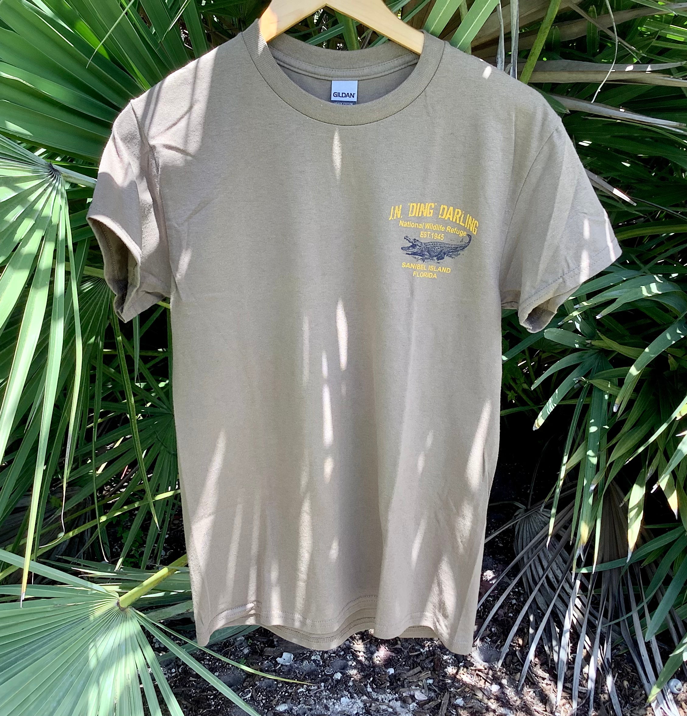 "Ding" Darling Alligator T-Shirt - Savana Brown – Shop "Ding" Darling