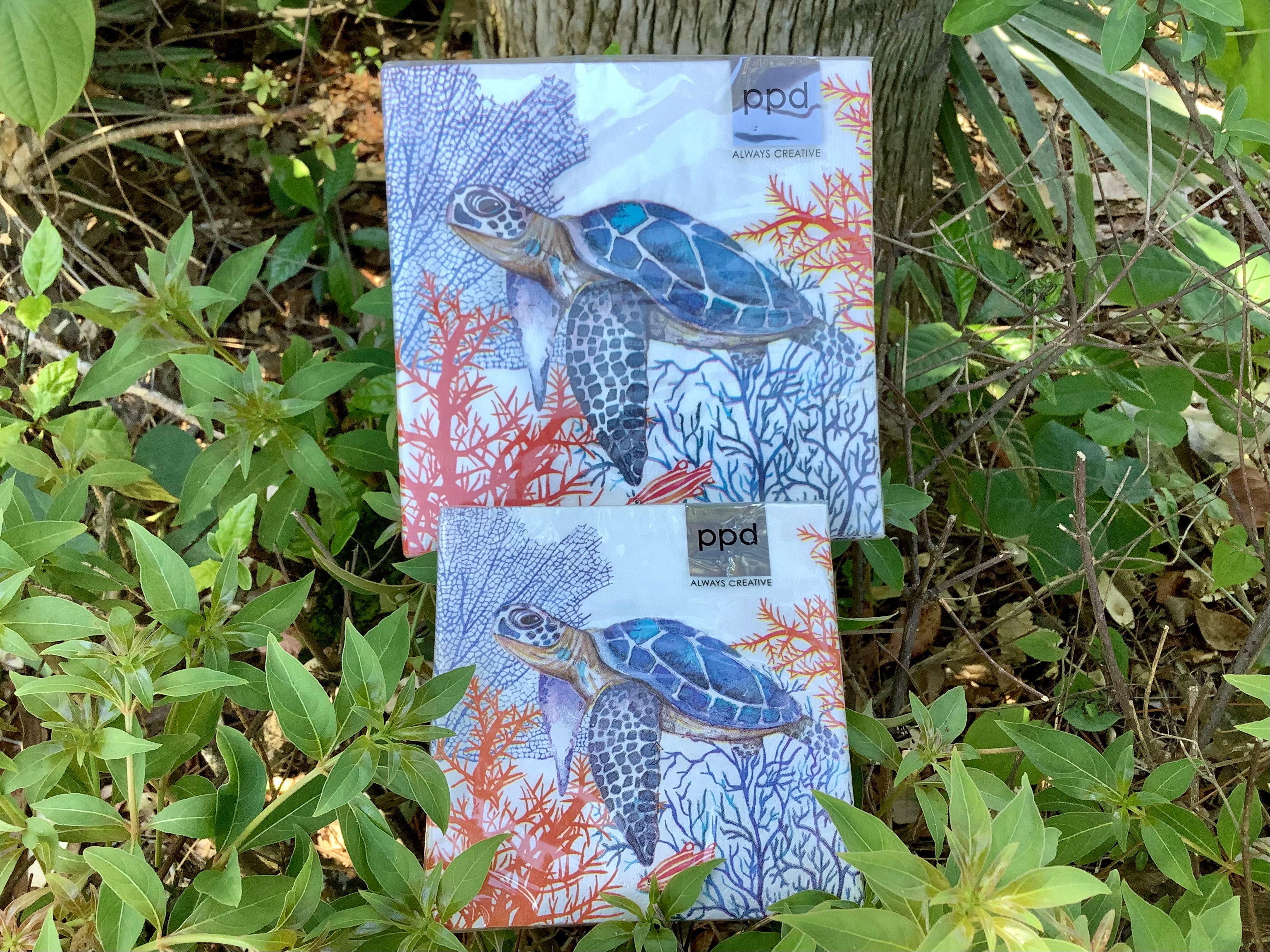 The Turtle Paper Napkins - Two Sizes – Shop "Ding" Darling